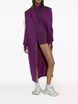 Balenciaga Logo-print Zip-fastening Playsuit