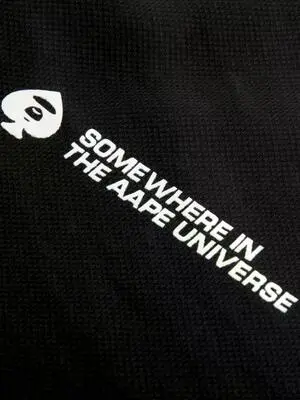 AAPE BY *A BATHING APE Aapenow Spades Logo-patch Polo Shirt