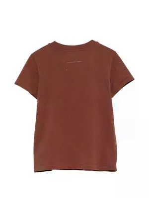 MAISON MARGIELA Apple-print T-shirt - Brown