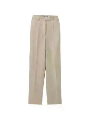 RÓHE Ted Tailored Trousers In Beige Cotton