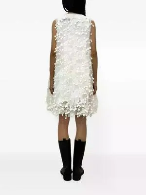 ÉPINGLER Embroidered Jacquard Mini Dress