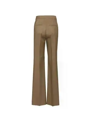 Max Mara Gabardine Pressed-crease Trousers