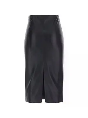 JUCCA Concealed-fastening Rear-slit Midi Skirt