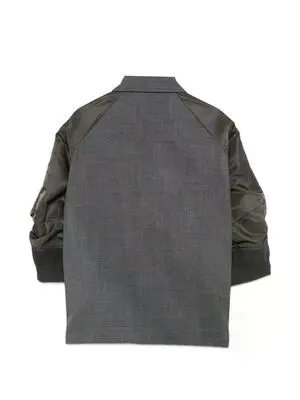 Sacai Panelled Bomber-sleeve Jacket