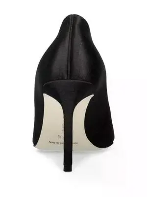 Manolo Blahnik Bb Satin Pumps