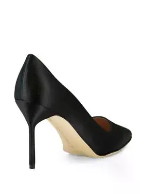 Manolo Blahnik Bb Satin Pumps