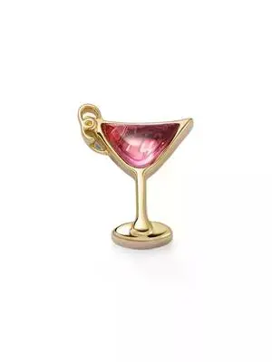 Loquet Cosmopolitan Tourmaline Charm In 18k Yellow