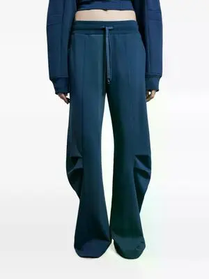 Patrizia Pepe Cotton‑fleece Barrel Trousers - Blue