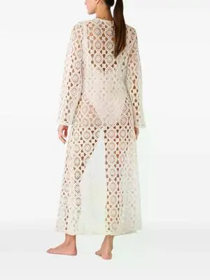 PALMACEA Crochet Knit Trousers - Neutrals