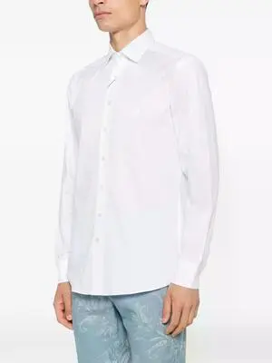 Etro Embroidered-logo Long-sleeve Shirt