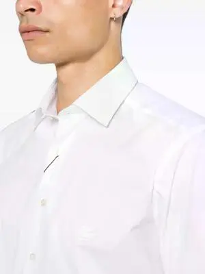 Etro Embroidered-logo Long-sleeve Shirt
