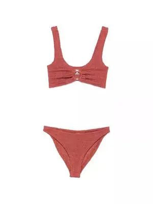 Hunza G Julia Crinkle Bikini - Red