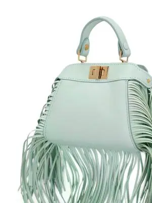 Fendi Nano Peekaboo Fringed Mini Bag