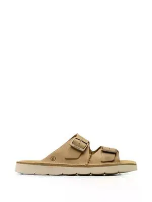 Clarks Solsbury Strap Leather Sandals - Neutrals