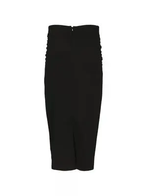Max Mara Ruched-detail Midi Skirt