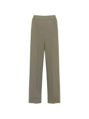 EMME Elasticated Waist Wide-leg Trousers