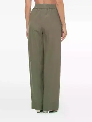 EMME Elasticated Waist Wide-leg Trousers