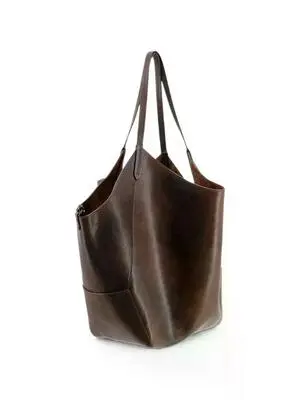 Brunello Cucinelli Lizard-effect Leather Bucket Bag