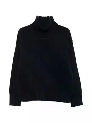 JUCCA Roll-neck Ribbed-trim Sweater - Blue