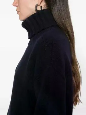 JUCCA Roll-neck Ribbed-trim Sweater
