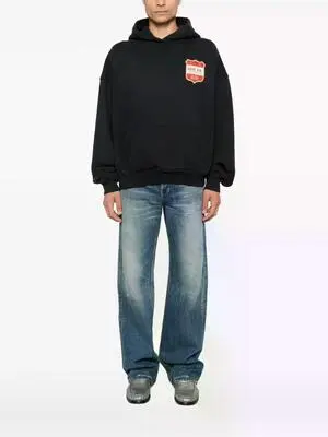 Rhude Logo Print Hoodie