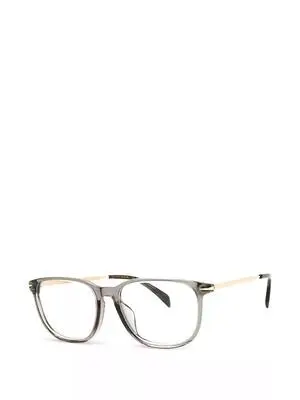 DB EYEWEAR BY DAVID BECKHAM Square Frame Glasses - Grey