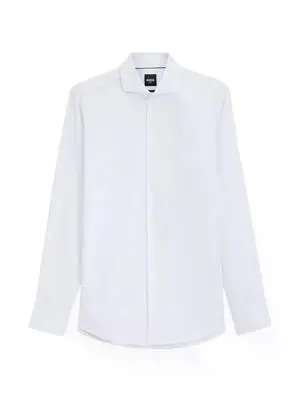BOSS One Slim-fit Shirt In Wrinkle-resistant Oxford Cotton