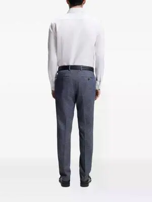 BOSS One Slim-fit Shirt In Wrinkle-resistant Oxford Cotton