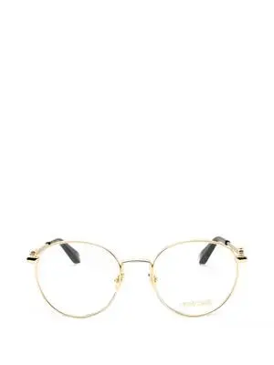 Roberto Cavalli Round-frame Glasses - Gold