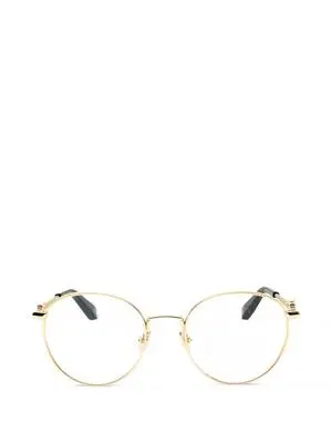 Roberto Cavalli Round Frame Eyeglasses - Gold