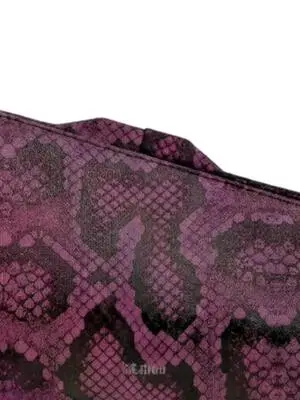 Attico 8.30 Pm Snakeskin-effect Clutch Bag