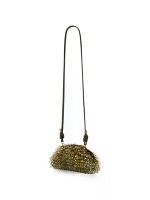 Cult Gaia Jaala Bead-embellished Clutch Bag