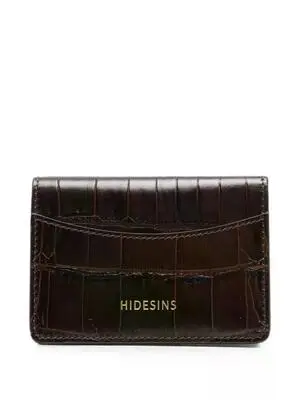 HIDESINS Crocodile-effect Bifold Wallet