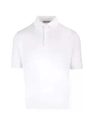 AL DUCA D’AOSTA 1902 Ribbed-trim Polo Shirt - White