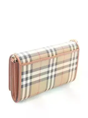 Burberry Nova Check Chain Clutch Bag - Neutrals