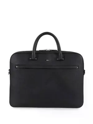 BOSS Ray Pebble-grain Briefcase - Black