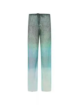 PIN-UP STARS Tie-dye Drawstring Trousers - Grey