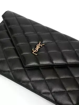 Saint Laurent Quilted Clutch Bag