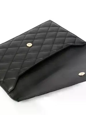 Saint Laurent Quilted Clutch Bag