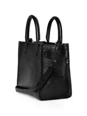 Zadig&Voltaire Small Angel Crinkled-effect Wings-patch Tote Bag