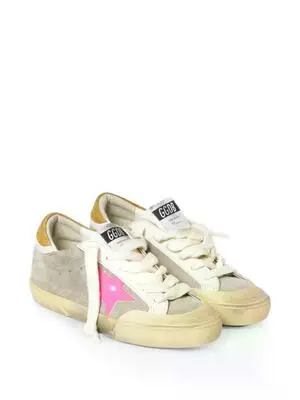 GOLDEN GOOSE Super-star Star-patch Sneakers - Grey