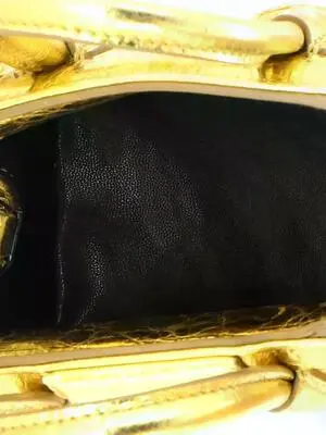 Givenchy Antigona Bag Leather Micro Crossbody Bag - Gold