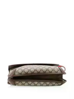 Gucci Gg Coated Canvas Medium Messenger Bag - Brown