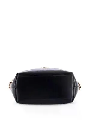 Versace Medusa Icon Chain Tote Leather Mini Bucket Bag