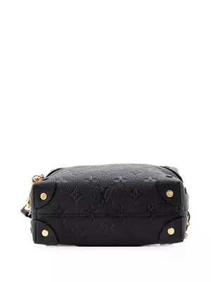 LOUIS VUITTON Petite Malle Souple Handbag In Monogram Empreinte Leather - Black