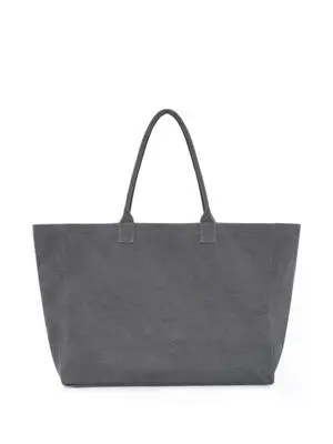 ANINE BING Leo Canvas Tote Los Angeles University Washed