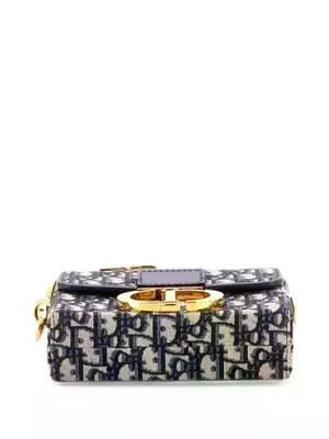 Dior 30 Montaigne Box Bag Oblique Canvas Crossbody Bag