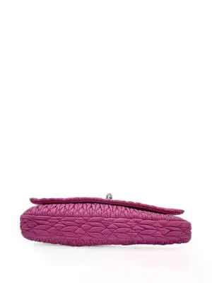 Miu Miu Nappa Crystal Matelassé Shoulder Bag