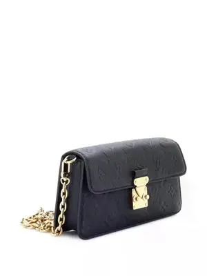 LOUIS VUITTON Pochette Metis Wallet On Chain Monogram Empreinte Leather Crossbody Bag