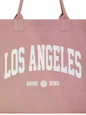ANINE BING Leo Canvas Tote - Pink